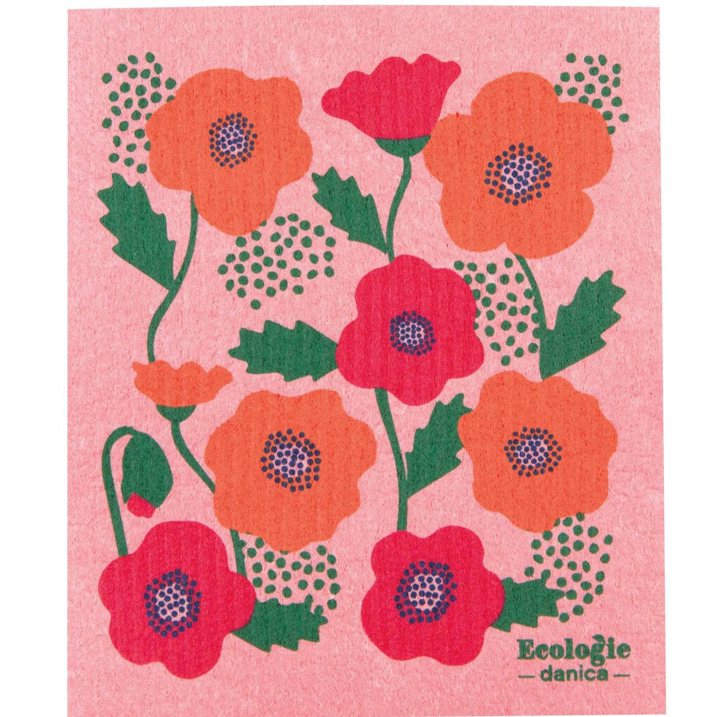 Poppy Swedish Dishcloth – Gift Smack Gift Company